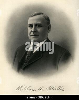 William A. Miller (1857-1921), born in Lancaster, Ohio, worked at ...