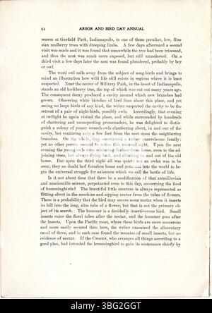 This 1905 Arbor and Bird Day program highlights the history of the ...