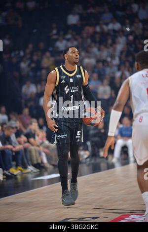 Shaquille Harrison from LDLC ASVEL during the French championship ...