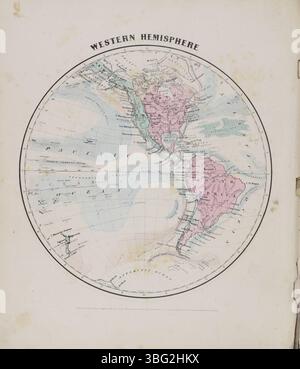 J. H. Colton's 1860 School Atlas, designed to accompany Colton's ...