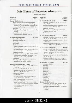 The 2002-2012 Ohio District maps report presents an overview of the ...