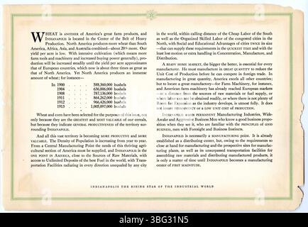 This 1918 volume published by the Indianapolis Chamber of Commerce ...