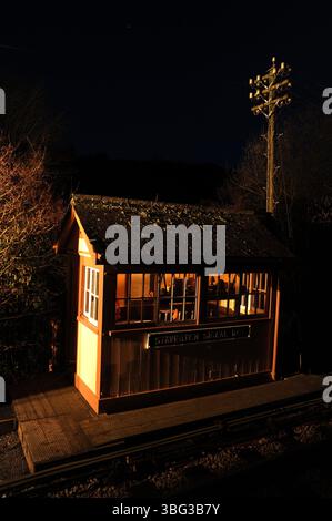 Staverton Signal Box Stock Photo - Alamy