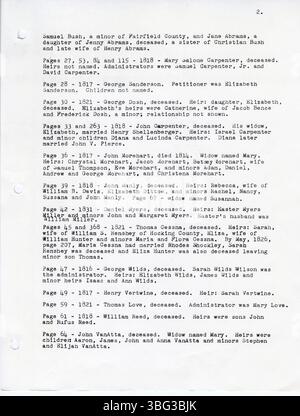 Common Pleas Court partition record abstracts from Fairfield County ...