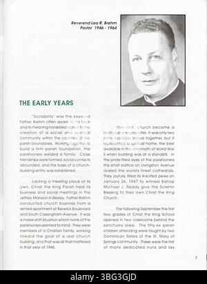 The 50th Anniversary book of Christ the King Church reflects on the ...