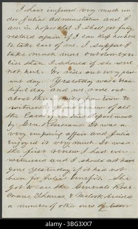 Page 4 of the letter from William Parker Johnson to Julia Johnson ...