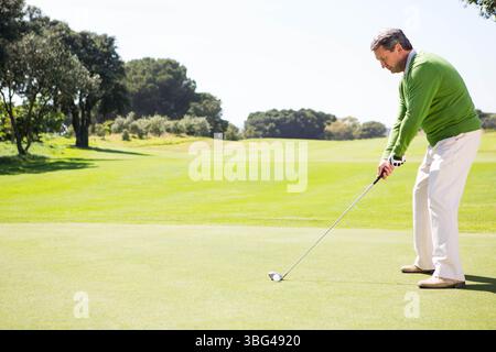 Senior african american man wearing a costume of santa claus and ...