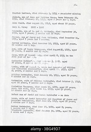 Tombstone inscriptions from two Fairfield County cemeteries ...