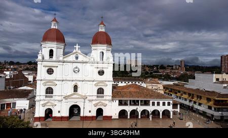 Rionegro, Antioquia, Colombia. June 1, 2025. Panoramic drone view of ...