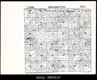This plat book from 1927 shows detailed land divisions, township ...