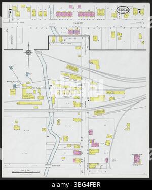 The 1927 Sanborn Map for Hubbard, Trumbull County, Ohio, provides a ...
