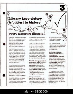 Contents, an employee newsletter from the Columbus Metropolitan Library ...