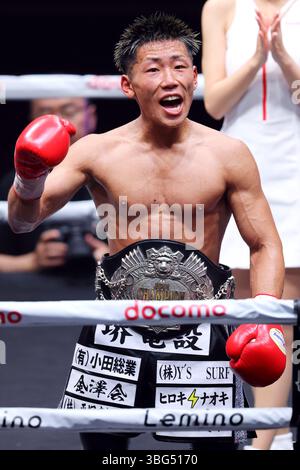 Kanagawa, Japan. 28th May, 2025. (L-R) Yuna Hara, Tsubasa Narai Boxing ...