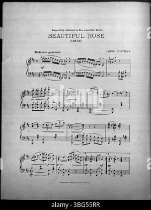This musical piece features the song 'Down by the Old Garden Gate'. The ...