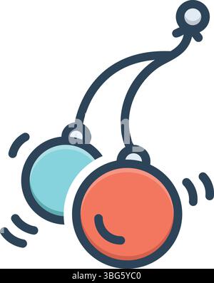 Icon for clack, clackers ball Stock Vector Image & Art - Alamy