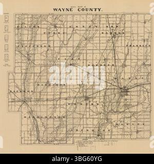 This map illustrates the soil distribution in Crawford County, Indiana ...