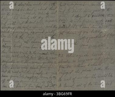 A letter dated July 1, 1894, from Ellen Beatty Henderson to her husband ...