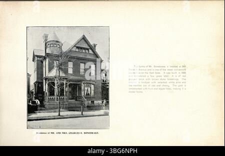 This 1897 book features photographs of notable homes in Columbus, Ohio ...