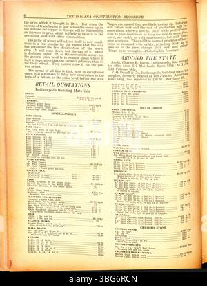 The June 1919 Indiana Construction Recorder includes detailed ...