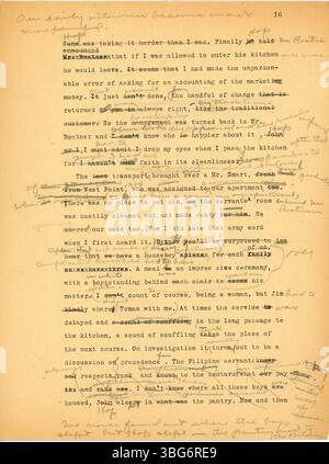 The letter drafts written by Volinda Lucy Henderson to her mother Ellen ...