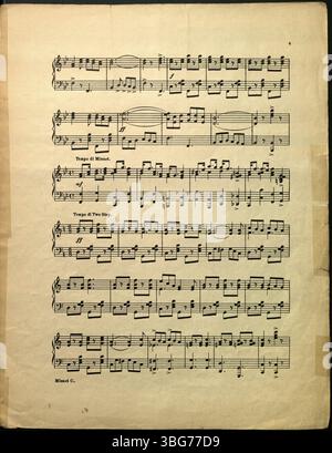 The 1905 'Columbus Minuet' sheet music cover displays five different ...