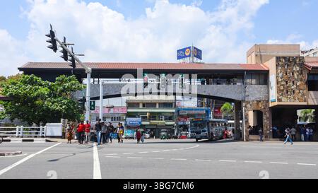Sri Lanka, Galle, Main Bus Station of Galle City, Local Transportion of ...