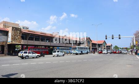 Sri Lanka, Galle, Main Bus Station of Galle City, Local Transportion of ...