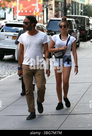 Carlos Leon and Lourdes Maria Ciccone Leon out and about in Soho, New ...