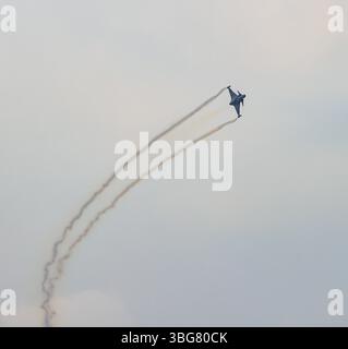 Saab JAS 39 Gripen light single-engine supersonic multirole fighter at ...