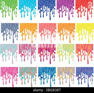 neon halloween spiderweb Stock Vector Image & Art - Alamy