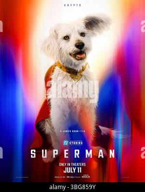 SUPERMAN 2025 Warner Bros. Pictures film with David Corenswet Stock ...