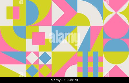 abstract figures pattern background vector illustration design Stock ...