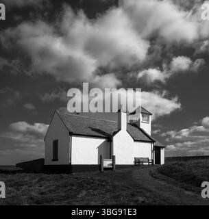 Seaton Sluice Headland, Watch House and Lookout, Northumberland June ...