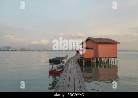 Georgetown Tan Jetty in Penang island, Malaysia Stock Photo - Alamy