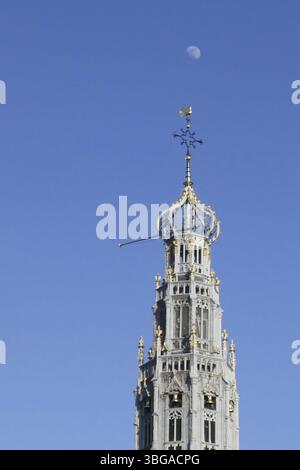 The Dutch city of Haarlems architecture, amusement park and monuments ...