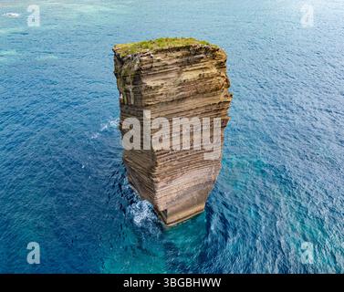 Drone view of Sao Miguel dos Milagres beach, at Alagoas, Brazil Stock ...