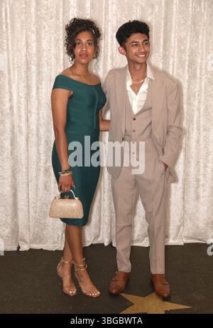 Aaliyah James and Juhaim Rasul Choudhury attending the British Soap ...