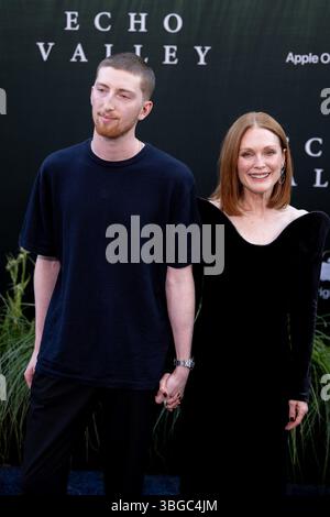 Ny. 04th June, 2025. Caleb Freundlich, Julianne Moore at arrivals for ...