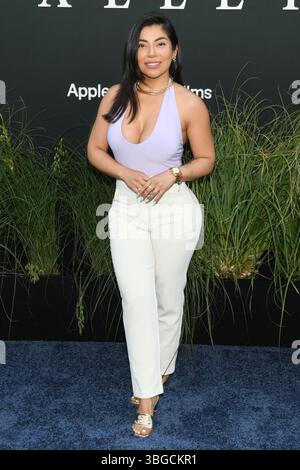 Jessenia Gallegos attends the Apple TV+ premiere of "Echo Valley" at ...
