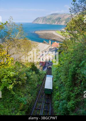 The Lynton and Lynmouth Cliff Railway, the highest and the steepest ...