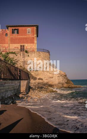 Falconara beach and sunset, Sicily Italy Stock Photo - Alamy