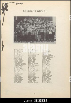 'The Searchlight' yearbook from 1936 contains class lists, senior ...