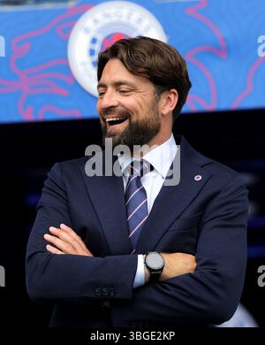 Rangers newly appointed head coach Russell Martin following a press ...