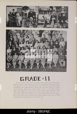 The 1948 Reynoldsburg High School yearbook, Reynolian, highlights the ...