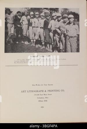 The Reynoldsburg High School yearbook named 'Reynolian' outlines the ...