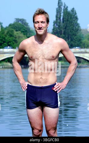 Ben Fogle The Atlantic Swim - photocall at the Serpentine Lido Ben ...