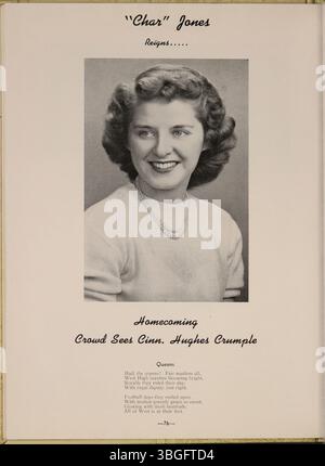 West High School, founded in 1908, is captured in its 1956 yearbook ...