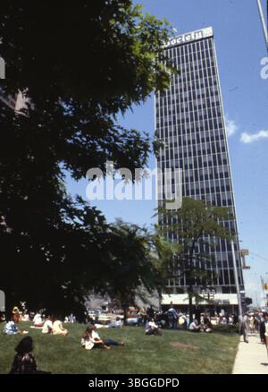 Photograph of the Society Bank building at 88 East Broad Street ...