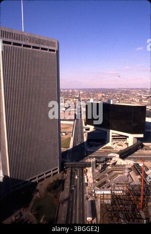 An aerial view of One Nationwide Plaza, located at 263 North High ...