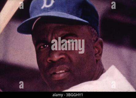 Jackie Robinson, Brooklyn Dodgers, 1947 Stock Photo - Alamy